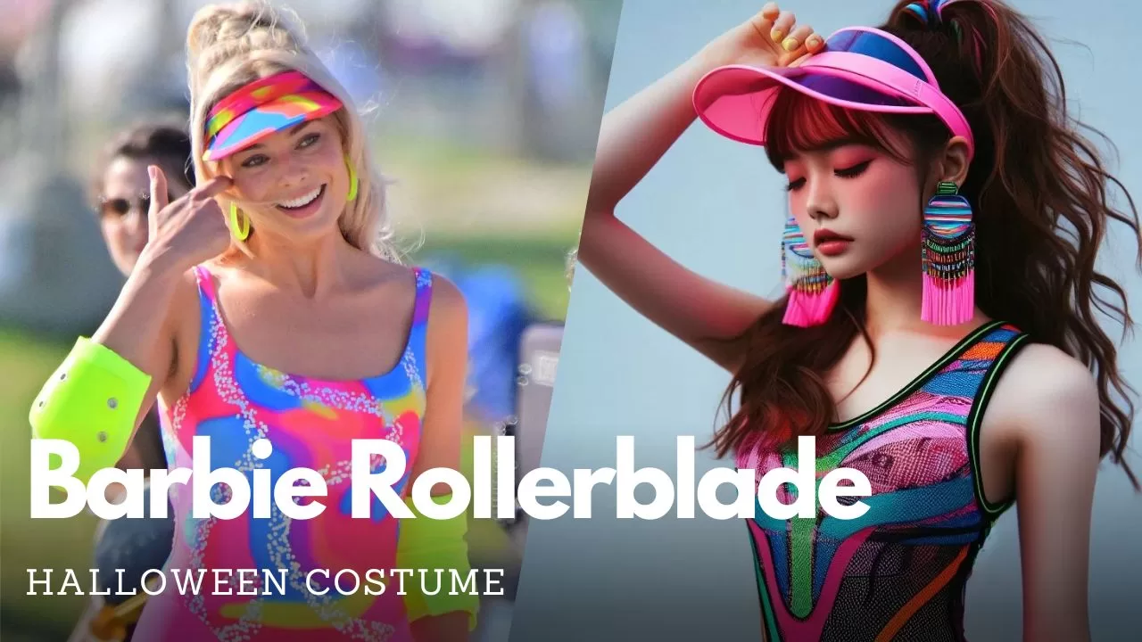 How To Nail Margot Robbie's 'Barbie' Rollerblading Look This Halloween