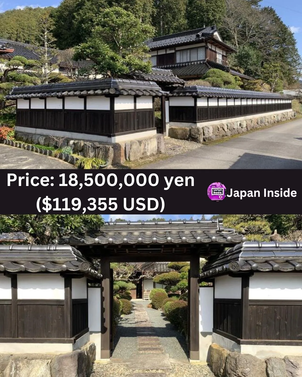 Thirteen-room Countryside Estate in Tamba City Features Renovated ...