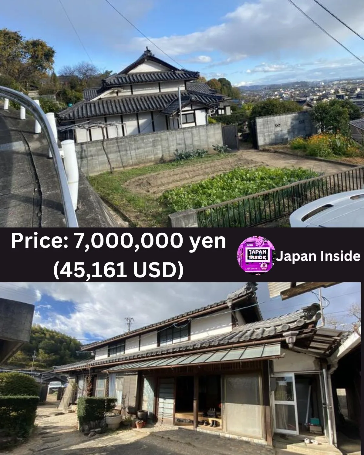 Historic Seven-Room House On Large Lot In Kurashiki's Countryside