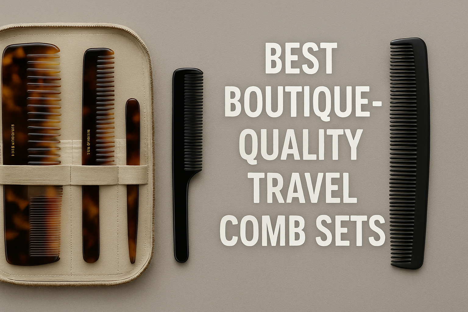 5 Best Boutique-Quality Travel Comb Sets